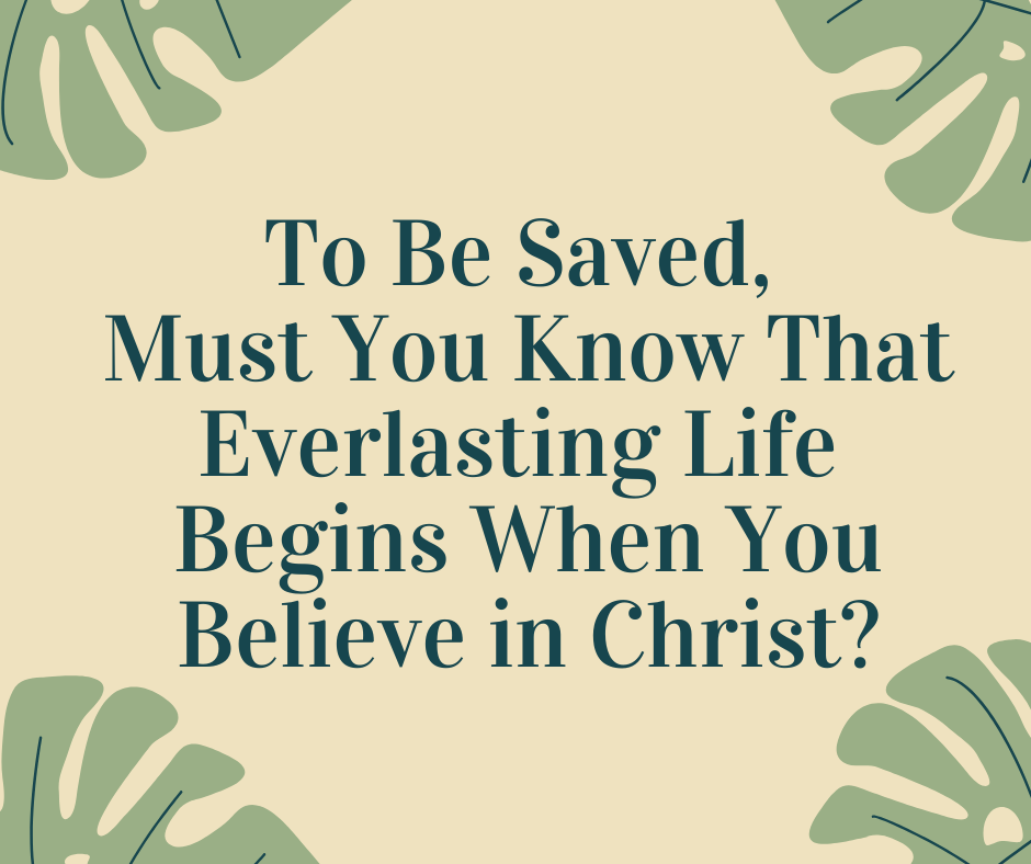 Figuring Out When You Were Born Again – Grace Evangelical Society
