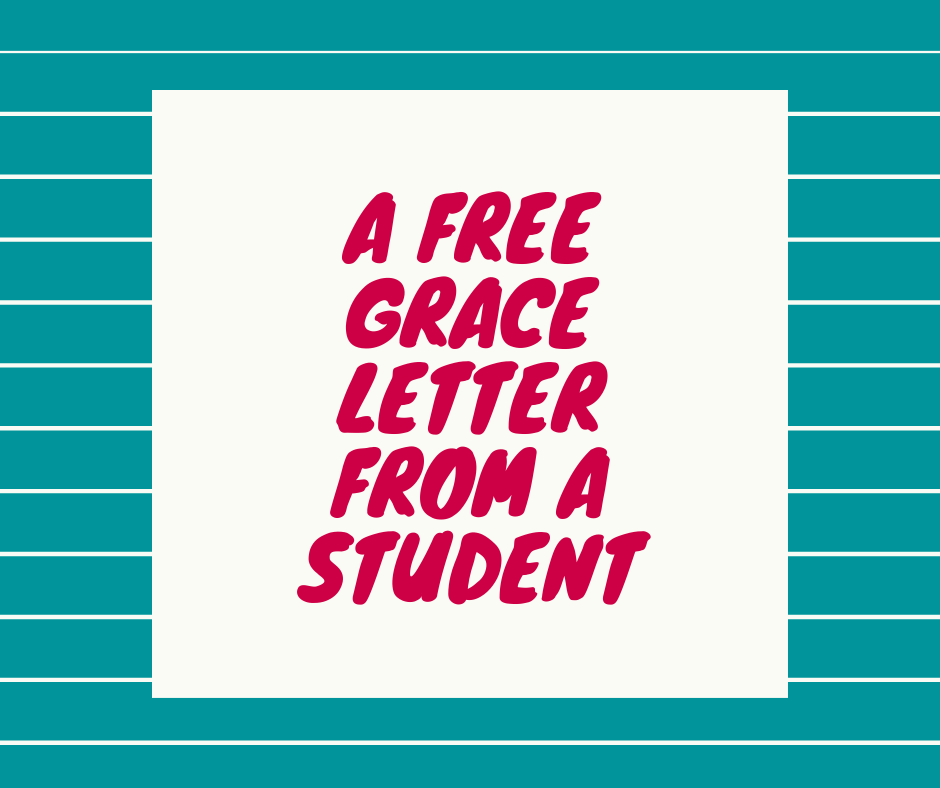 A Free Grace Letter from a Student – Grace Evangelical Society
