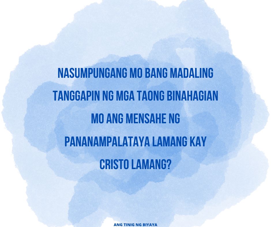 Madali Lang Ba Ang Easy Believism? – Grace Evangelical Society